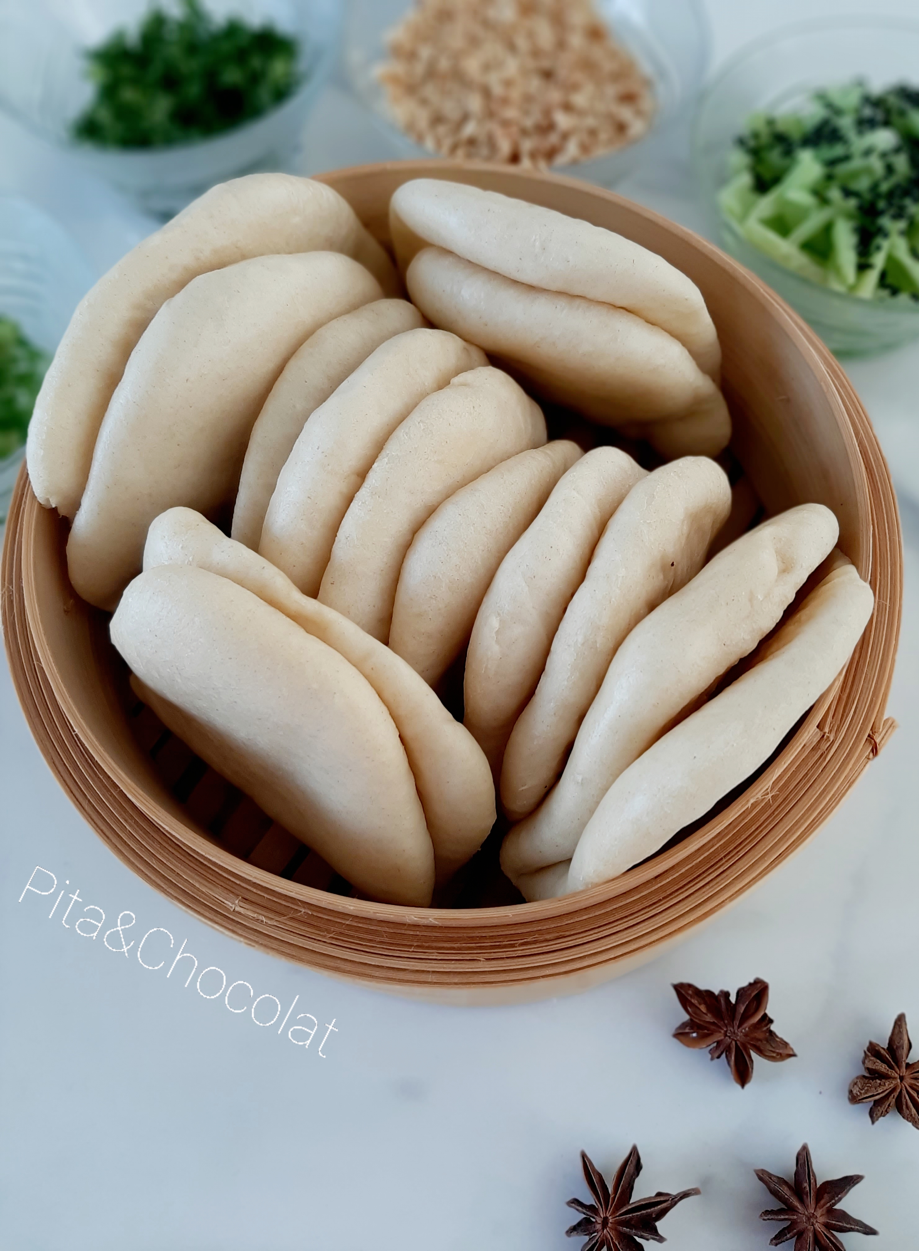 Gua bao - pains vapeur chinois - recette de base · Pita & Chocolat