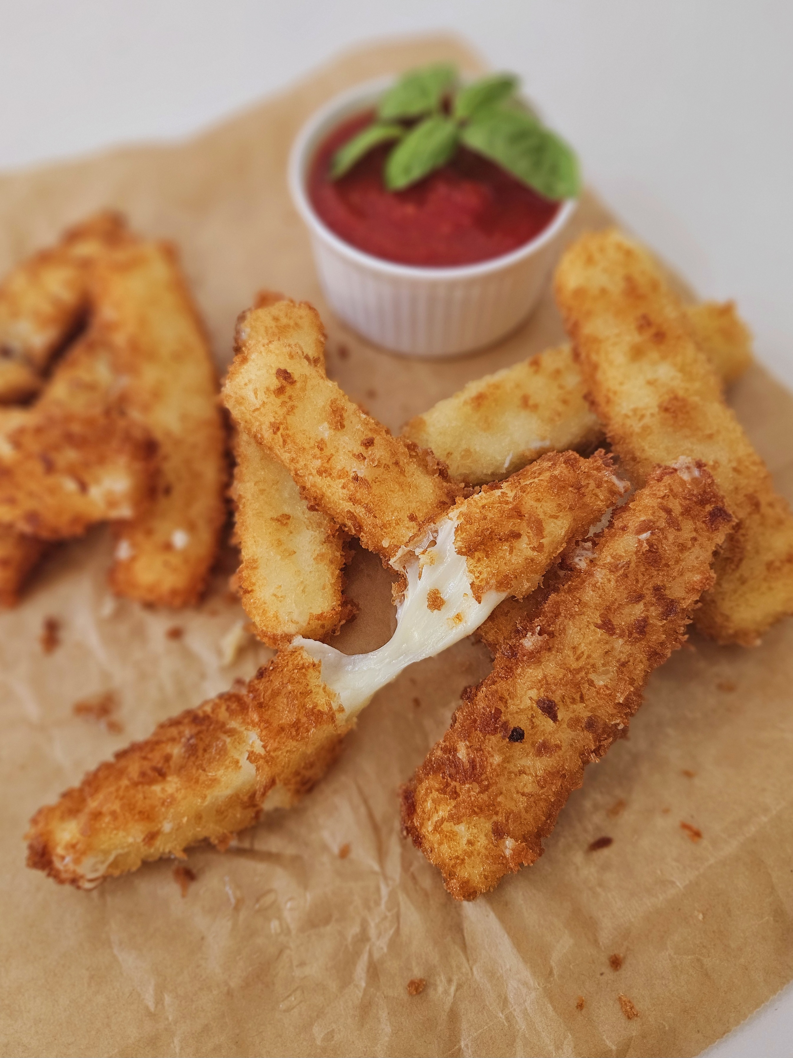 Beignets de mozzarella - Mozzarella sticks · Pita & Chocolat